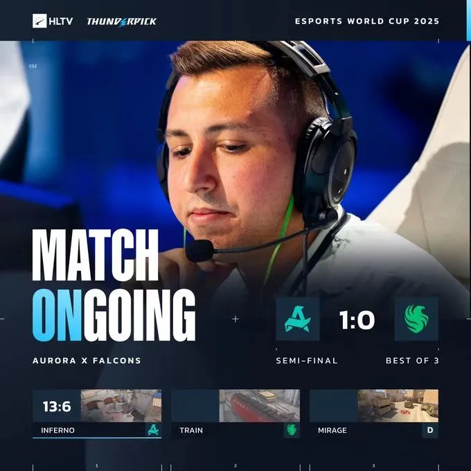 [赛后]Falcons 6-13 Aurora：火力全开完全压制！Aurora轻取自选图-CS2-虎扑社区