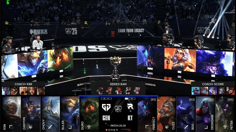 [流言板]KT vs GEN第二局BP：GEN选出赵信加里奥，KT选出奇亚娜瑞兹-英雄联盟丨LPL-虎扑社区