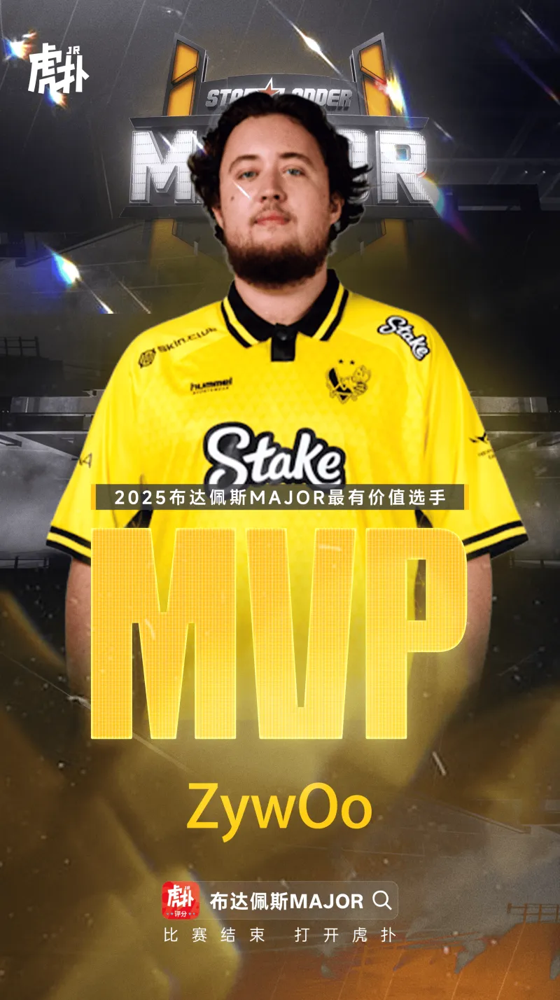 [情报站]前无古人！ZywOo成历史首位三次荣膺Major MVP的选手-CS2-虎扑社区